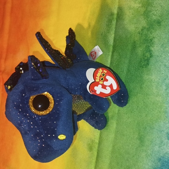 Toys | Ty Beanie Boos Blue Dragon | Poshmark
